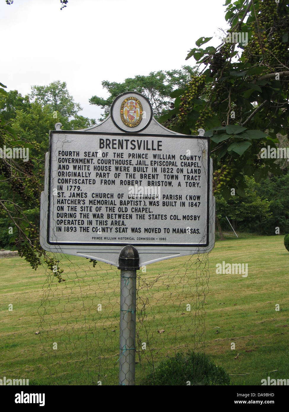 BRENTSVILLE Fourth seat of the Prince William County government ...