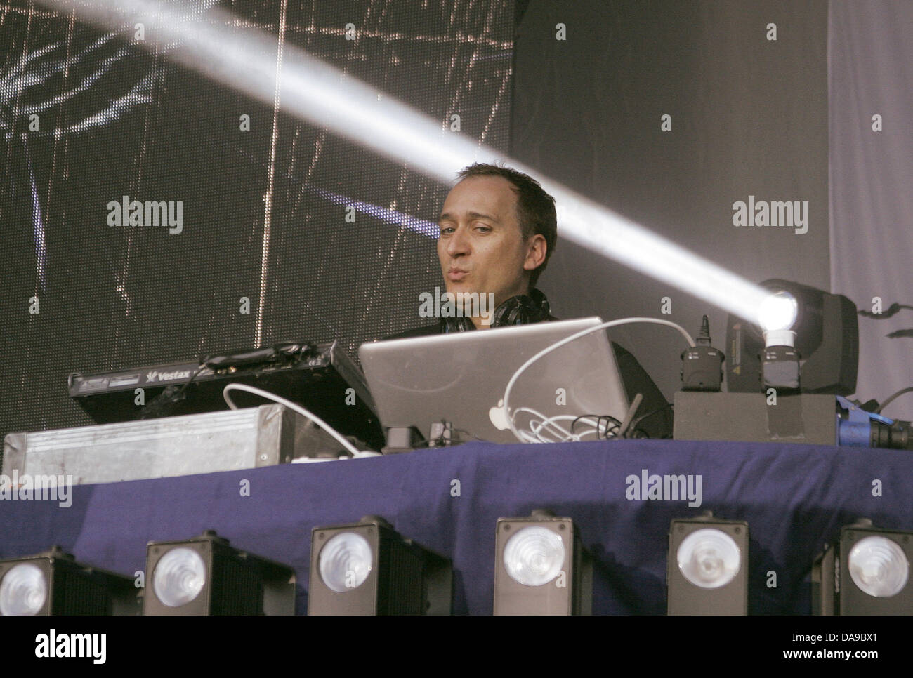 German techno dj Paul van Dyk performs at open-air festival 'We are One ...