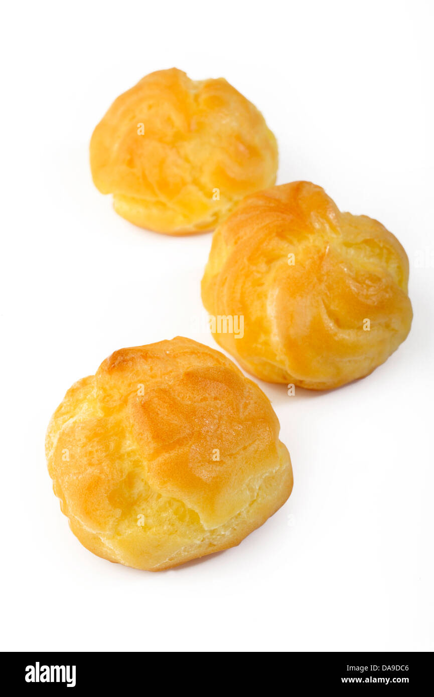 eclairs on white background Stock Photo - Alamy