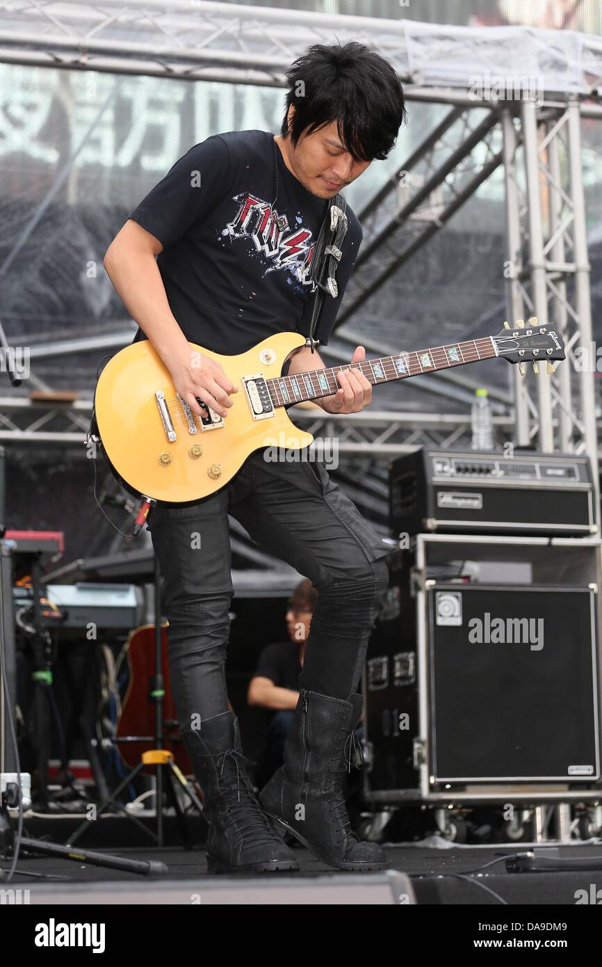 Mayday took a concert in storm in Huabo,Taiwan,Chian on Sunday July 07 ...