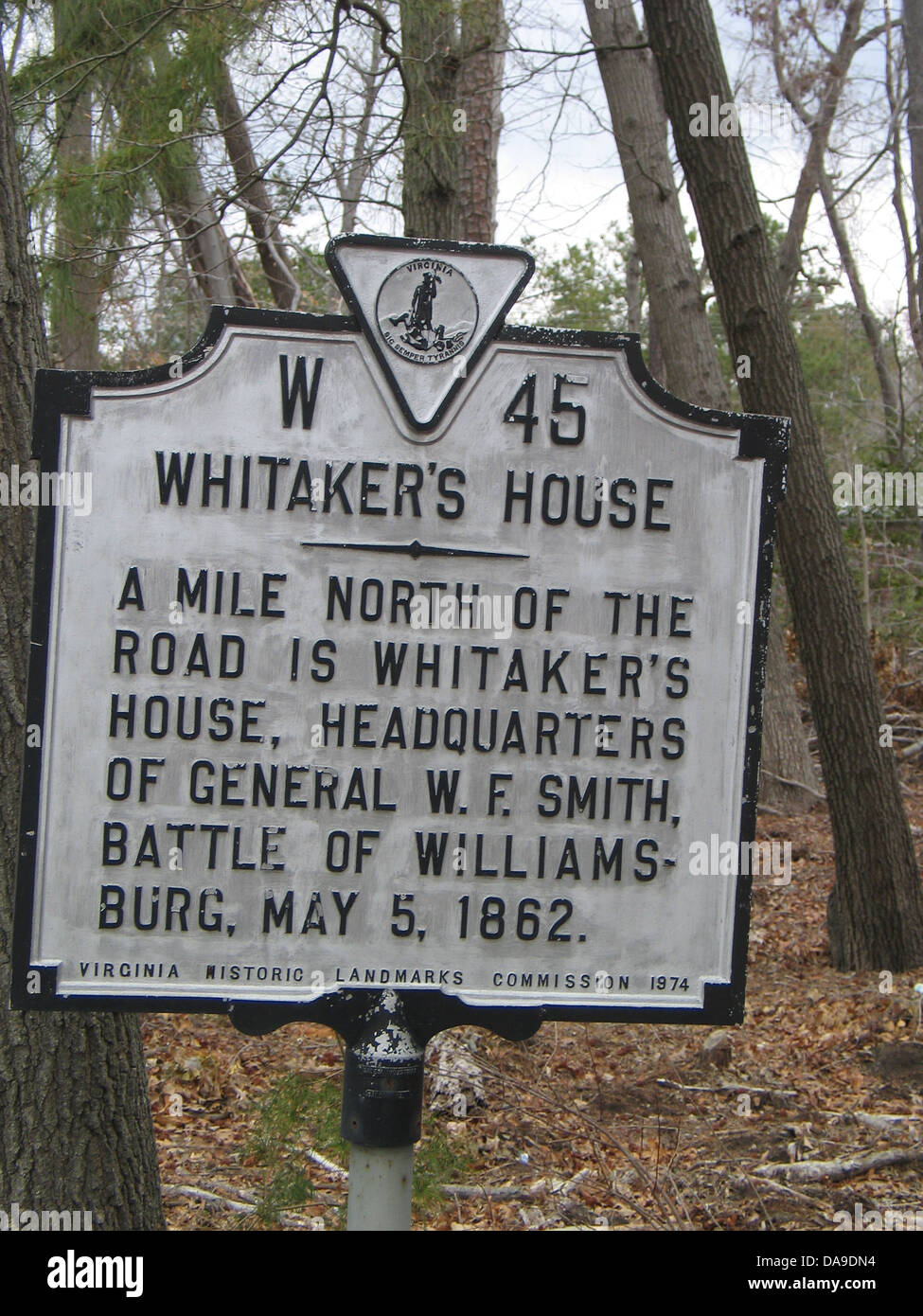 WHITAKER'S HOUSE A mile north of the road is Whitaker's House ...