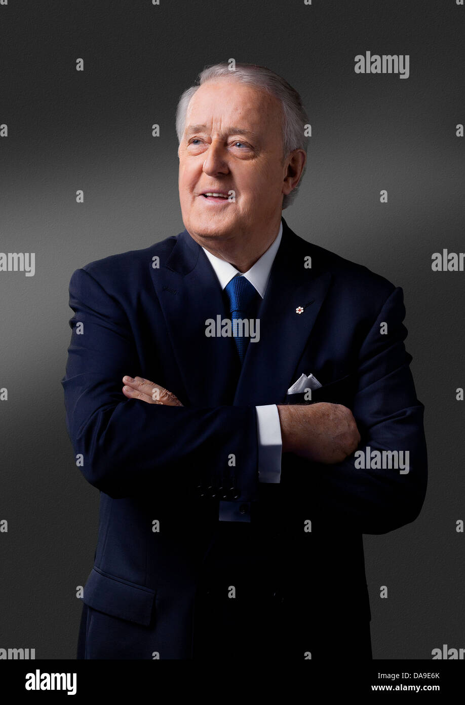 Canadian Prime Minister Brian Mulroney Stock Photo - Alamy