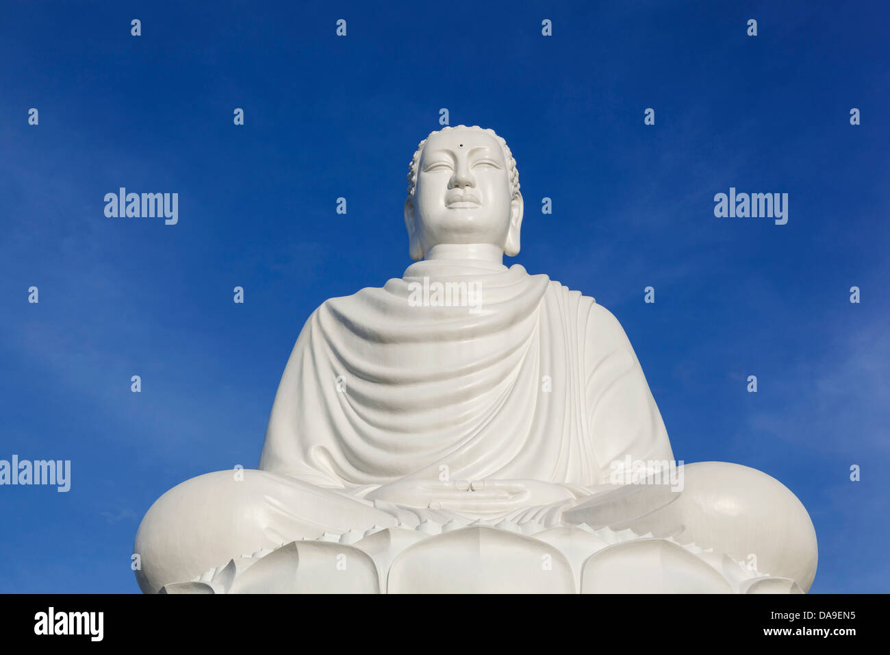 Asia, Vietnam, Nha Trang, Long Son, Pagoda, White Buddha, Buddhism ...