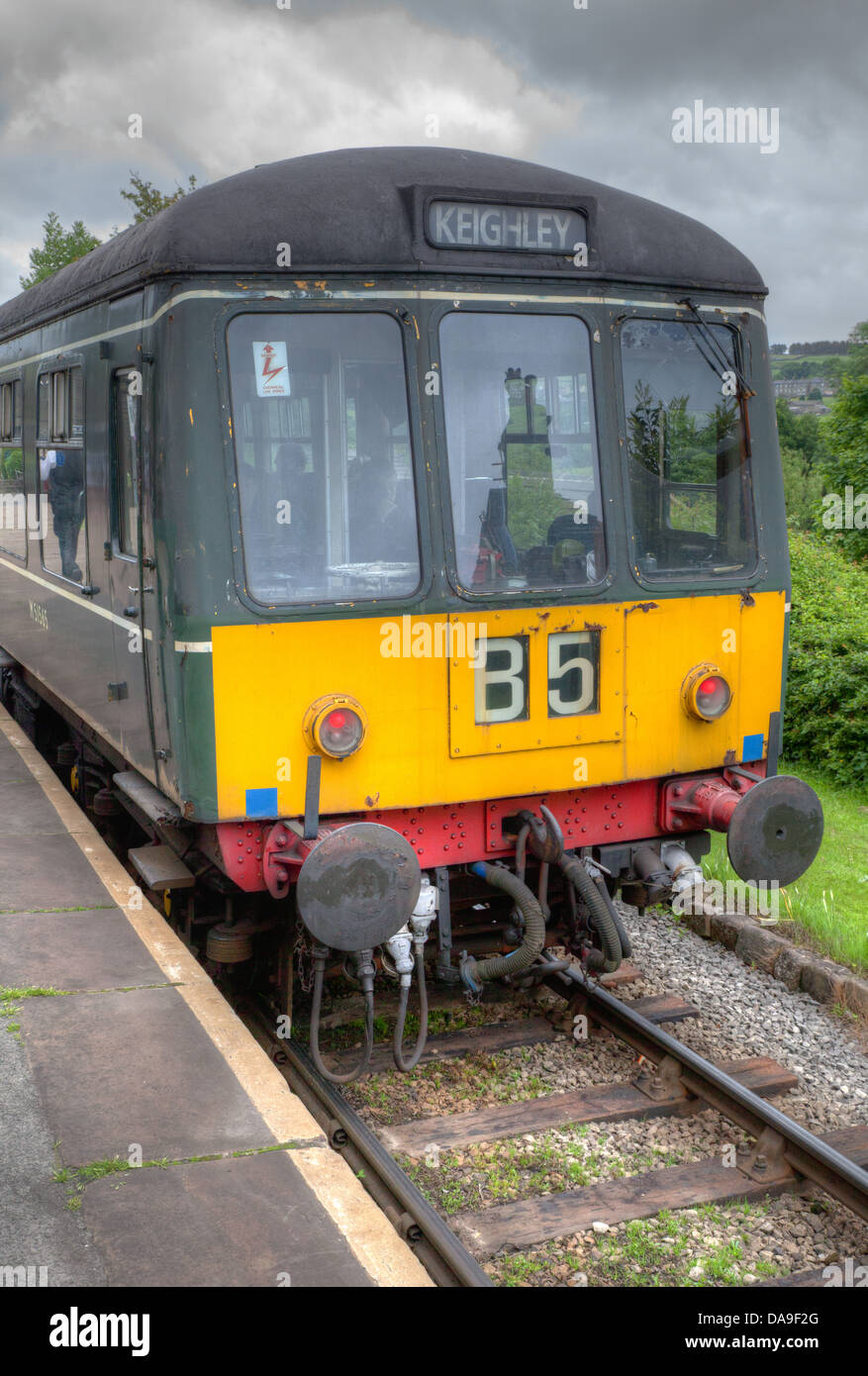 Class 108 on the Keighley & Worth Valley Heritage Railway at Oakworth ...
