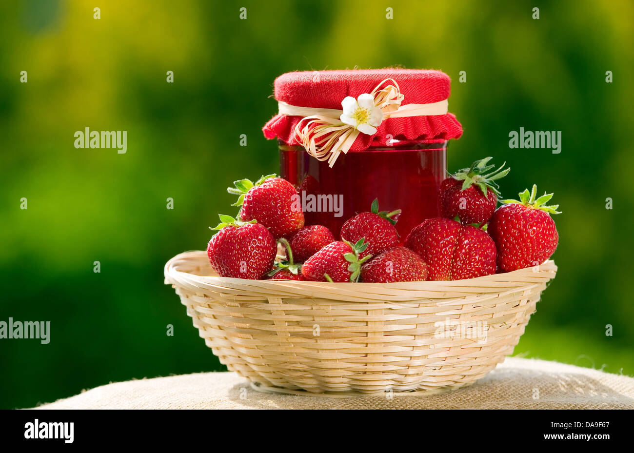 Basket filled healthy food hi-res stock photography and images - Alamy