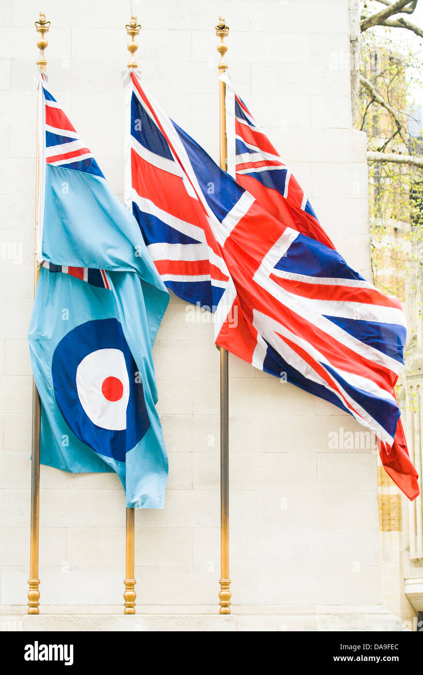 Flags on the Cenotaph, London UK Stock Photo - Alamy