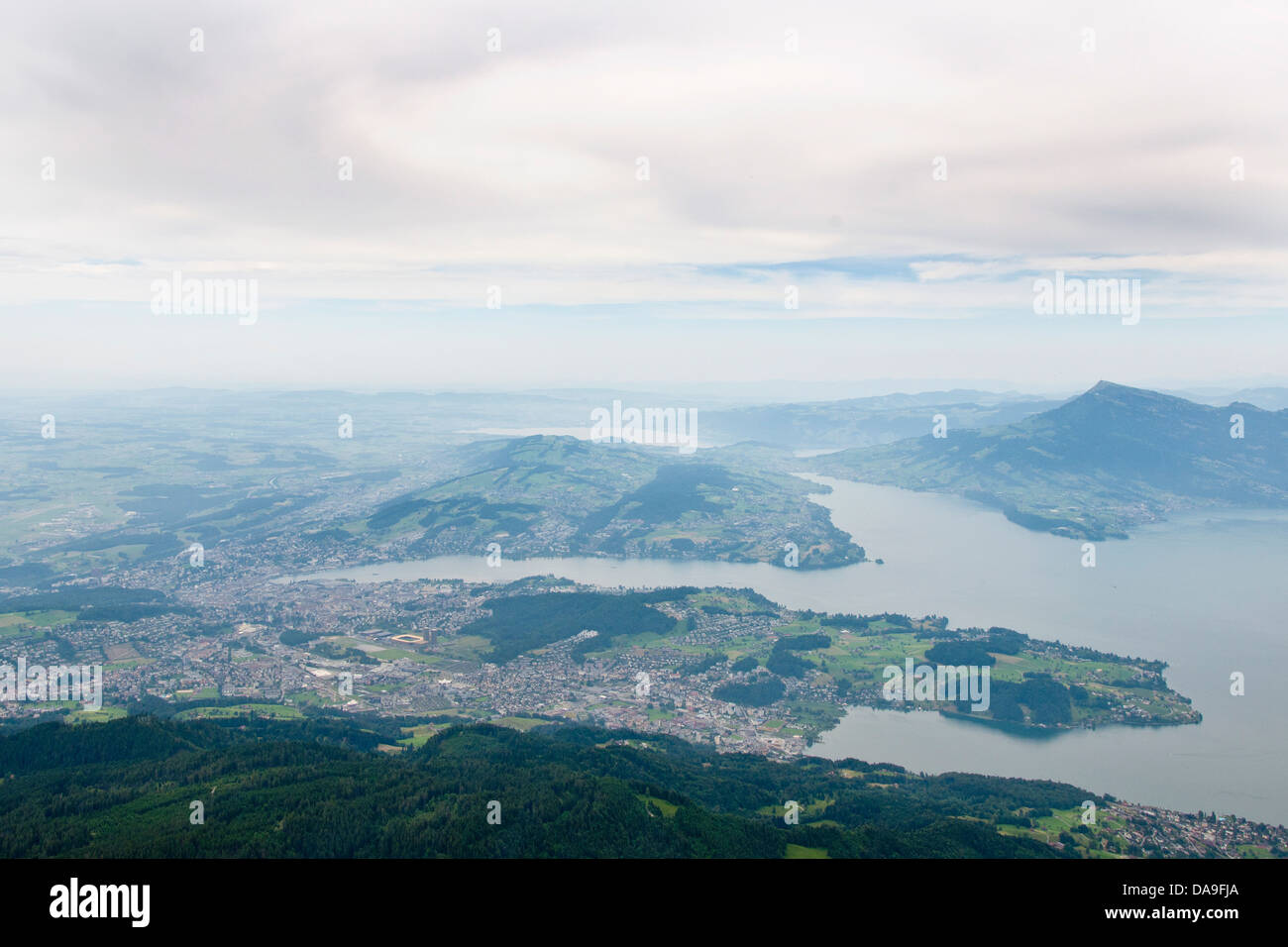 Switzerland, Lucerne canton, view from Pilatus Stock Photo - Alamy