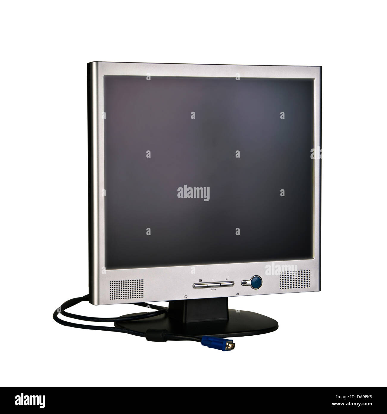 A flatscreen computer monitor and cable Stock Photo - Alamy