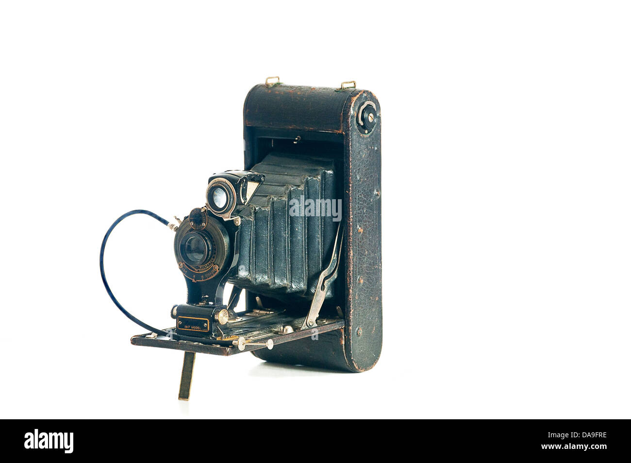 Antique folding camera Stock Photo - Alamy