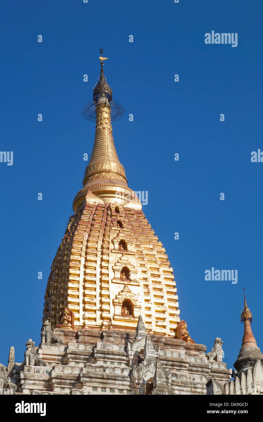 Asia, Myanmar, Burma, Bagan, Ananda Temple, Temple, Temples, Stupa ...