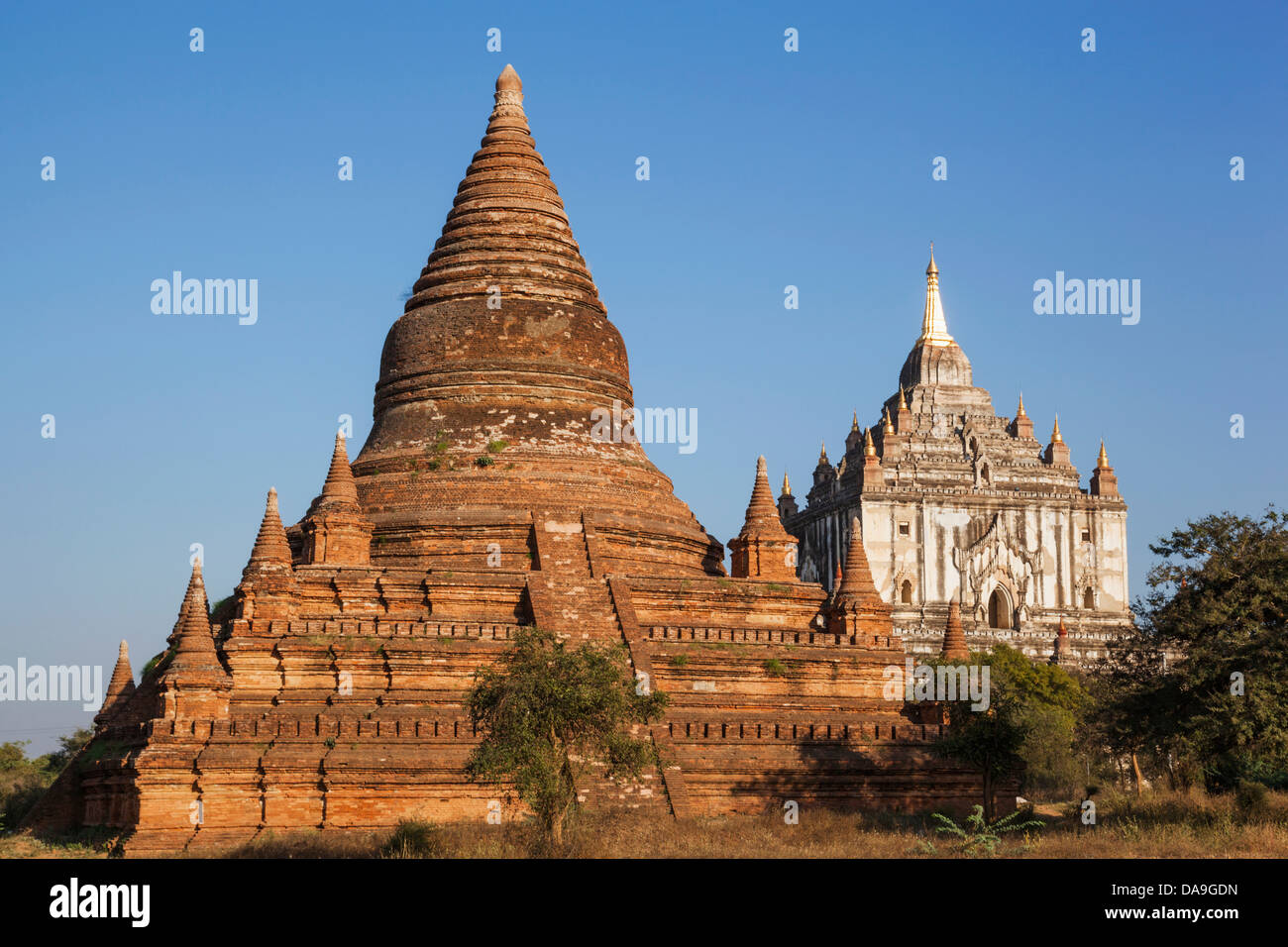 Asia, Myanmar, Burma, Bagan, Thatbyinnyu Temple, Temple, Temples Stock ...