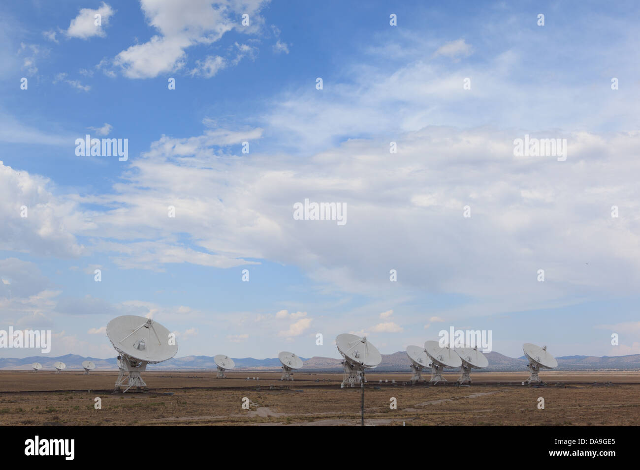 The Carl Janski Very Large Array near Socorro, New Mexico, tucked away ...