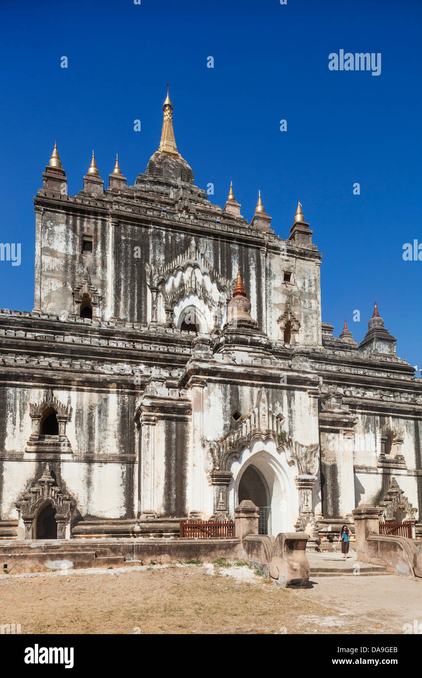 Asia, Myanmar, Burma, Bagan, Thatbyinnyu Temple, Temple, Temples Stock ...