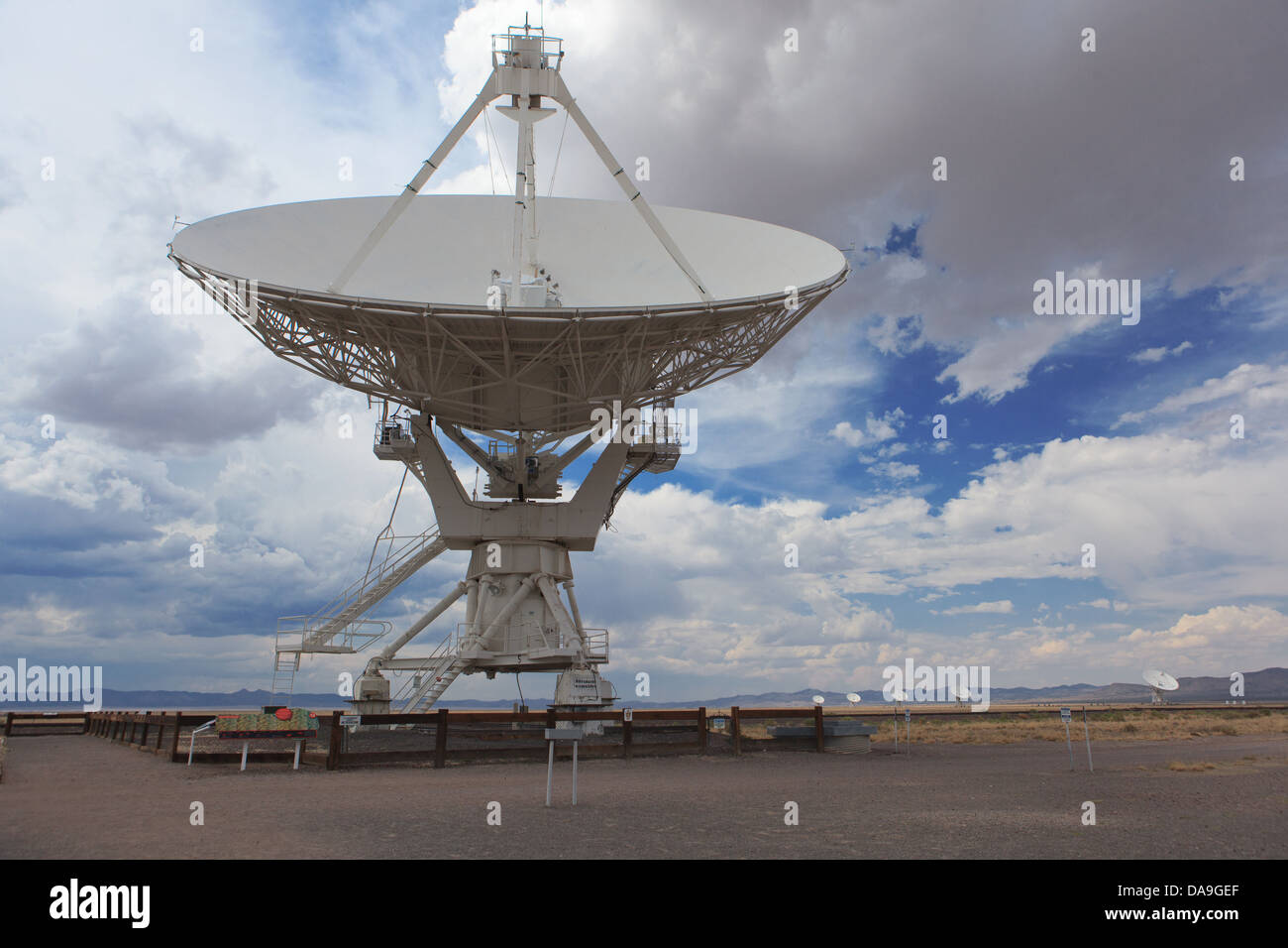 The Carl Janski Very Large Array near Socorro, New Mexico, tucked away ...