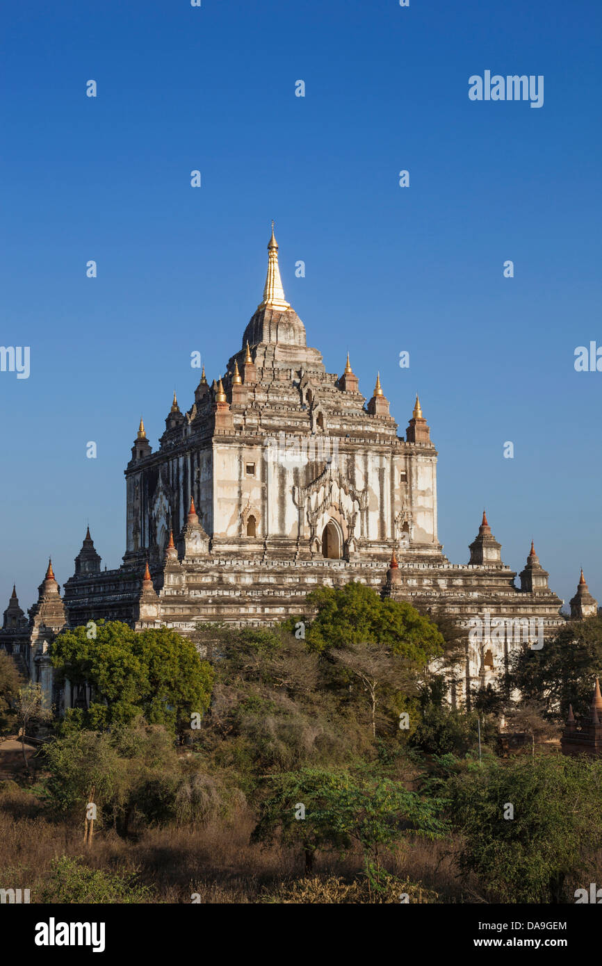 Asia, Myanmar, Burma, Bagan, Thatbyinnyu Temple, Temple, Temples Stock ...