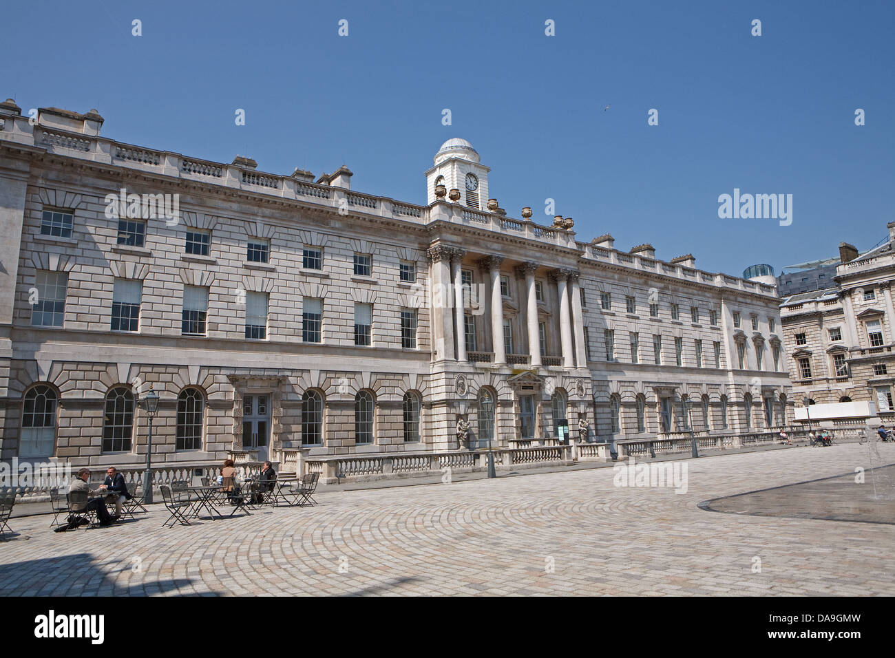 Somerset House in London is now an arts and cultural centre Stock Photo ...