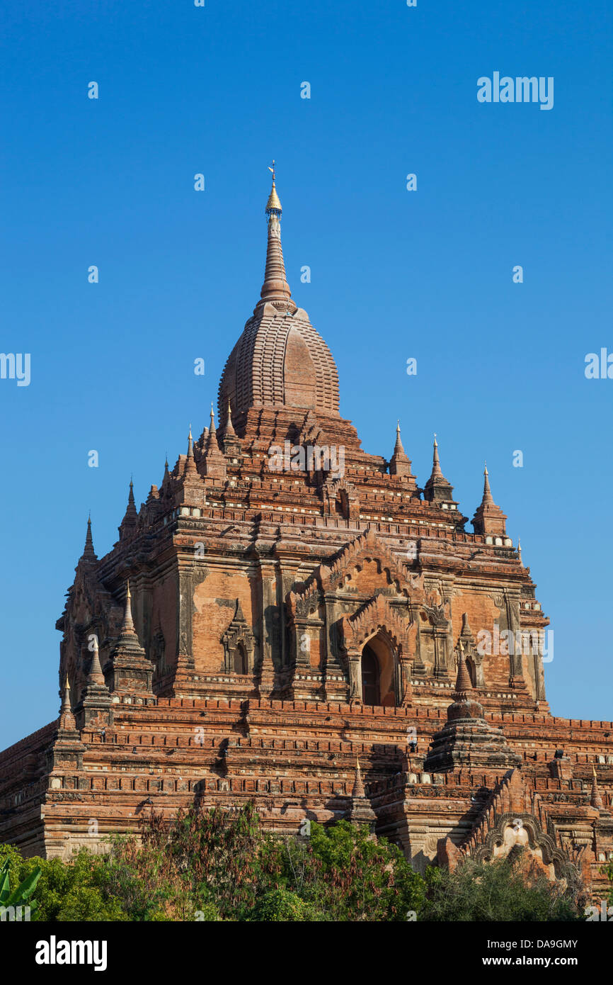 Asia, Myanmar, Burma, Bagan, Htilominlo Temple, Temple, Temples Stock ...