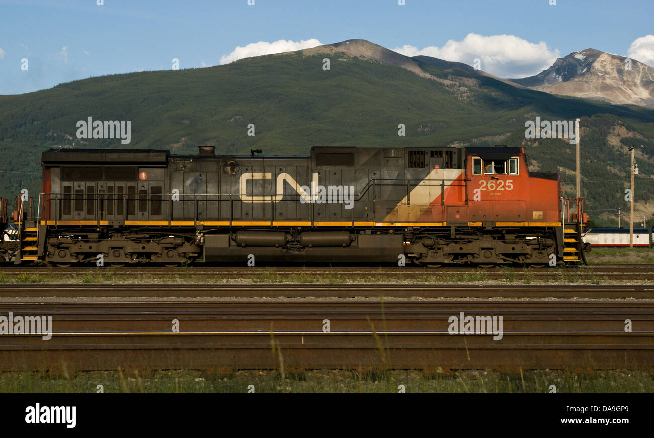 Canadian national locomotives hi-res stock photography and images - Alamy