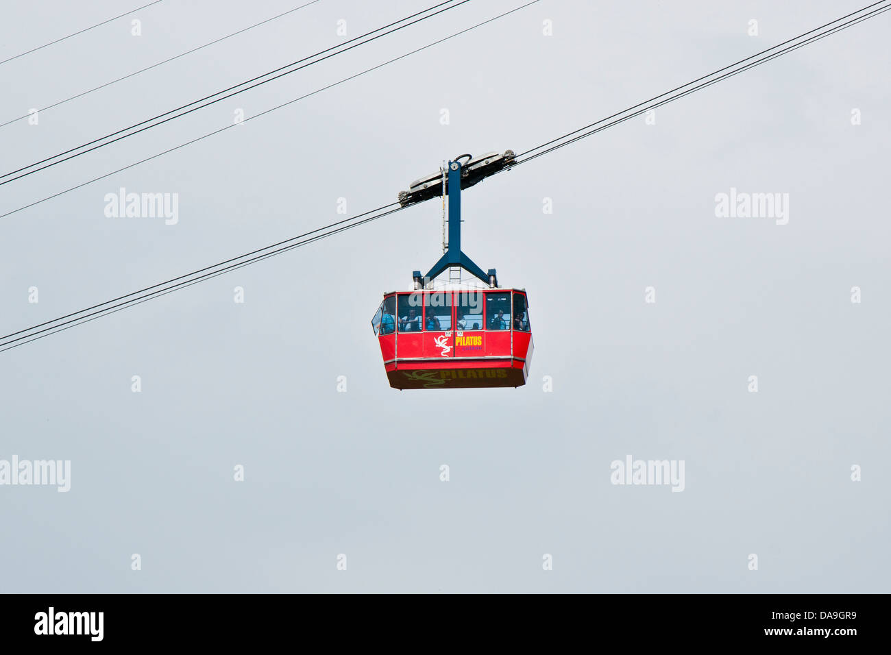Switzerland, Lucerne canton, Pilatus cableway Stock Photo - Alamy