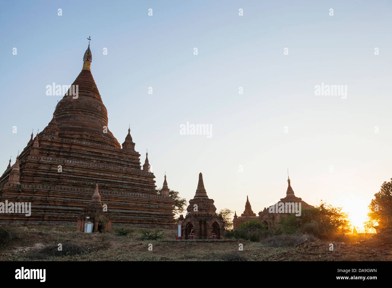 Asia, Myanmar, Burma, Bagan, Temple, Temples, Pagoda, Pagodas, Ancient ...