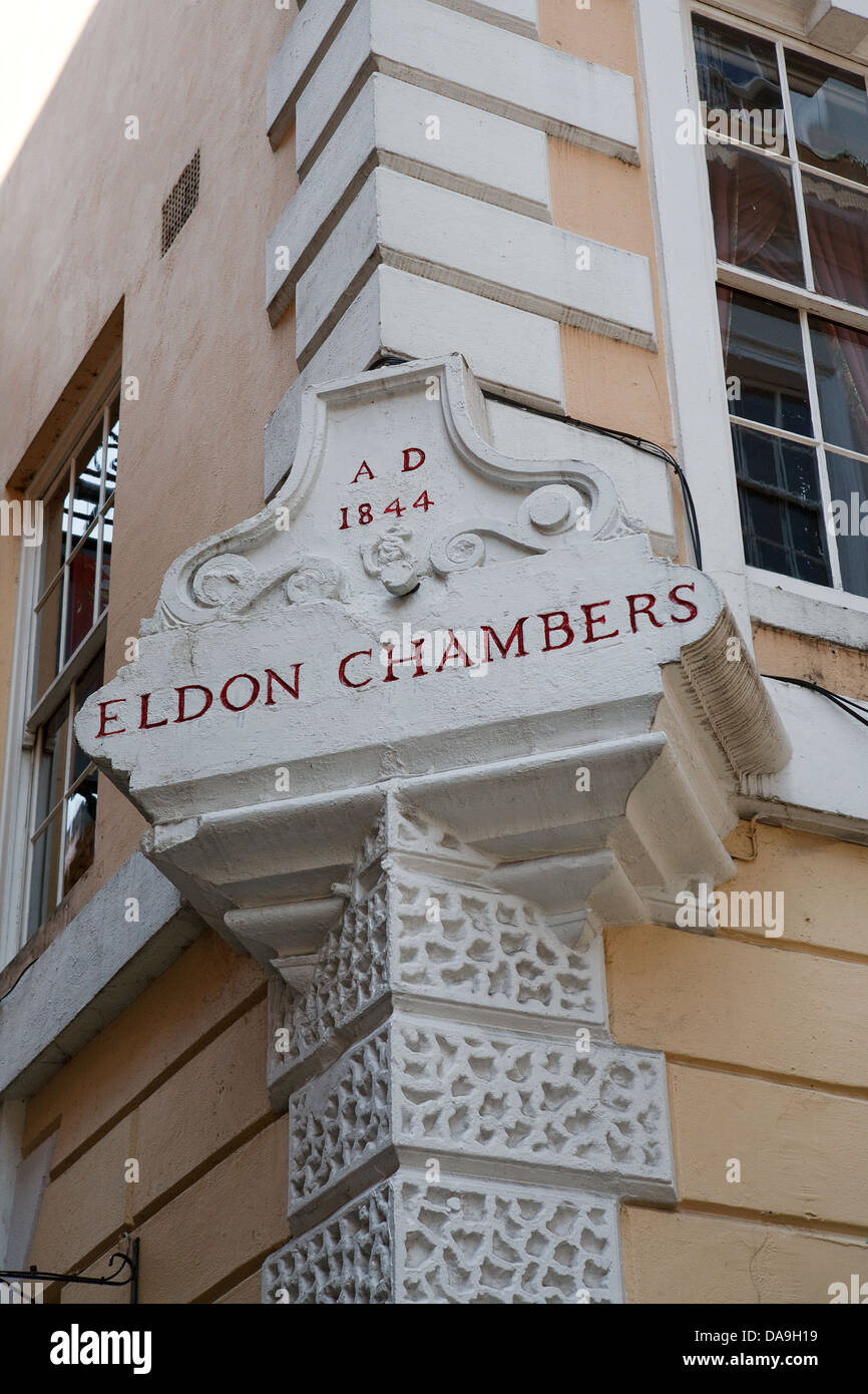 Eldon Chambers AD 1844 in London Stock Photo - Alamy