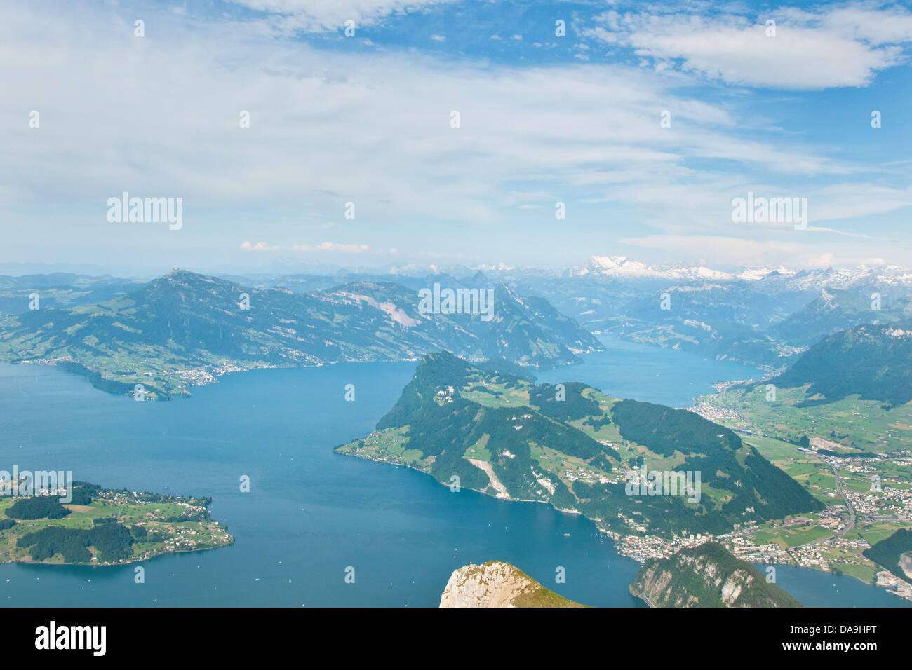 Switzerland, Lucerne canton, view from Pilatus Stock Photo - Alamy
