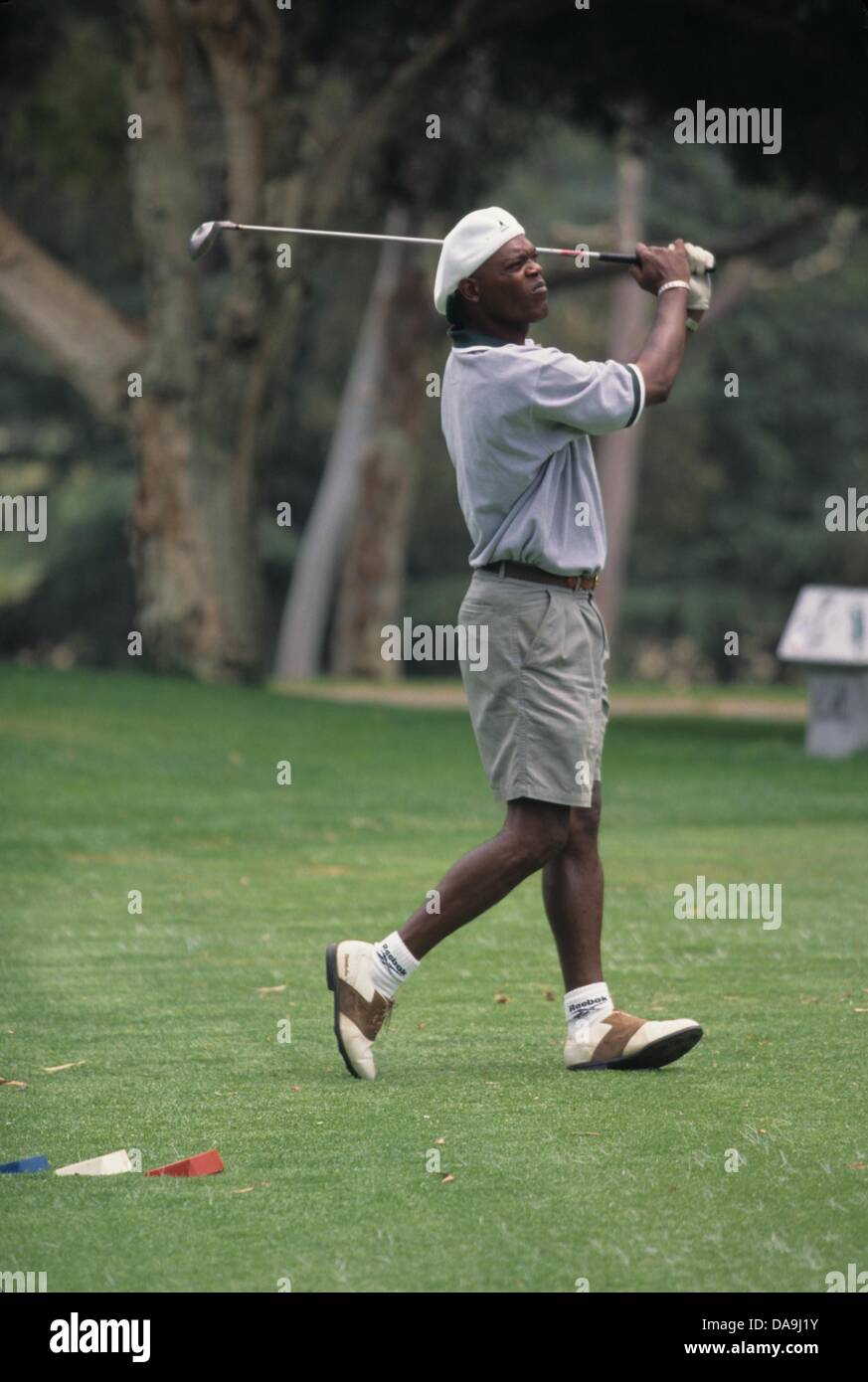 SAMUEL JACKSON.The 26th L.A.P.D. Golf Celebrity Tournament 1997.k8801lr ...