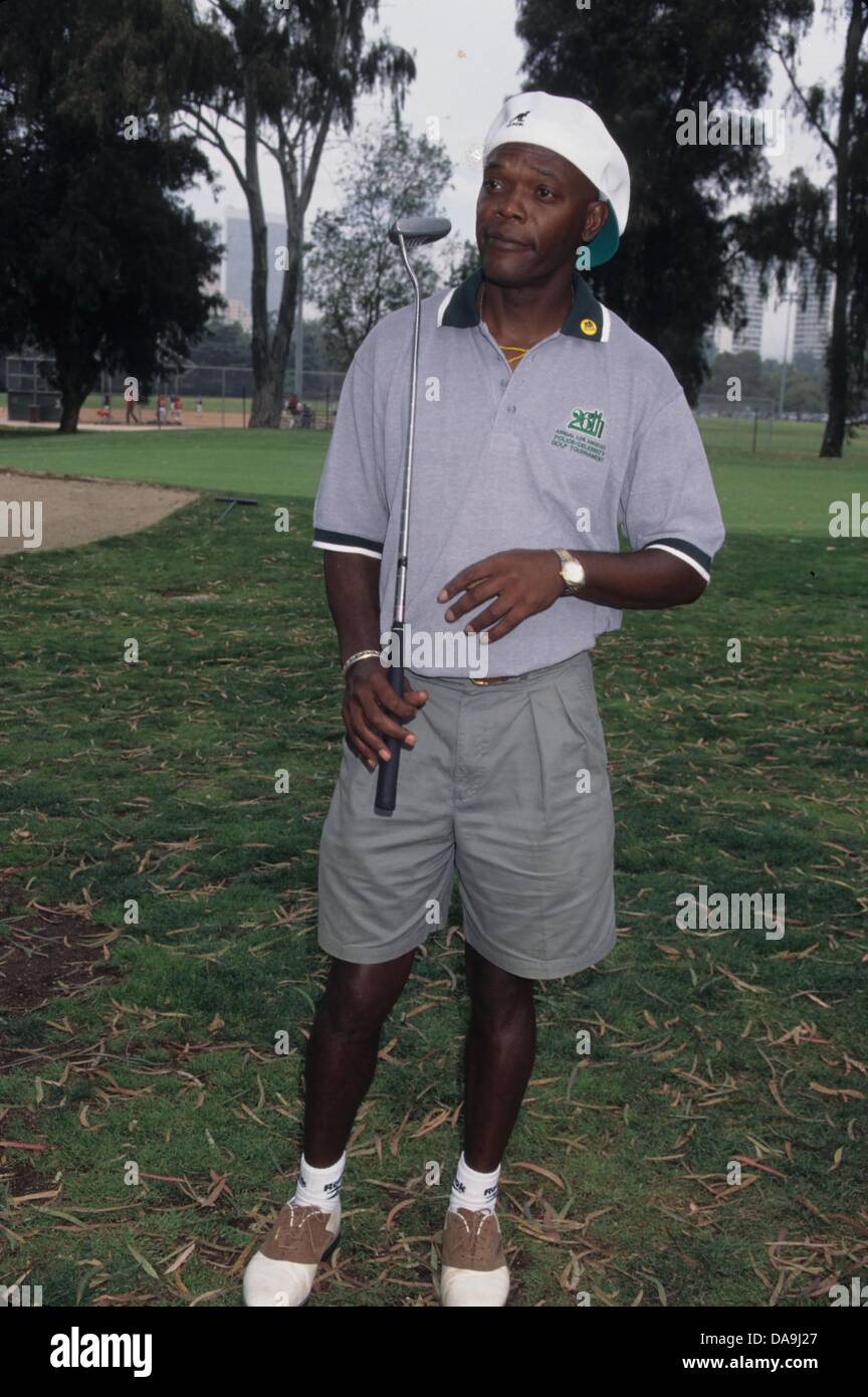 SAMUEL JACKSON.The 26th L.A.P.D. Golf Celebrity Tournament 1997.k8801lr ...