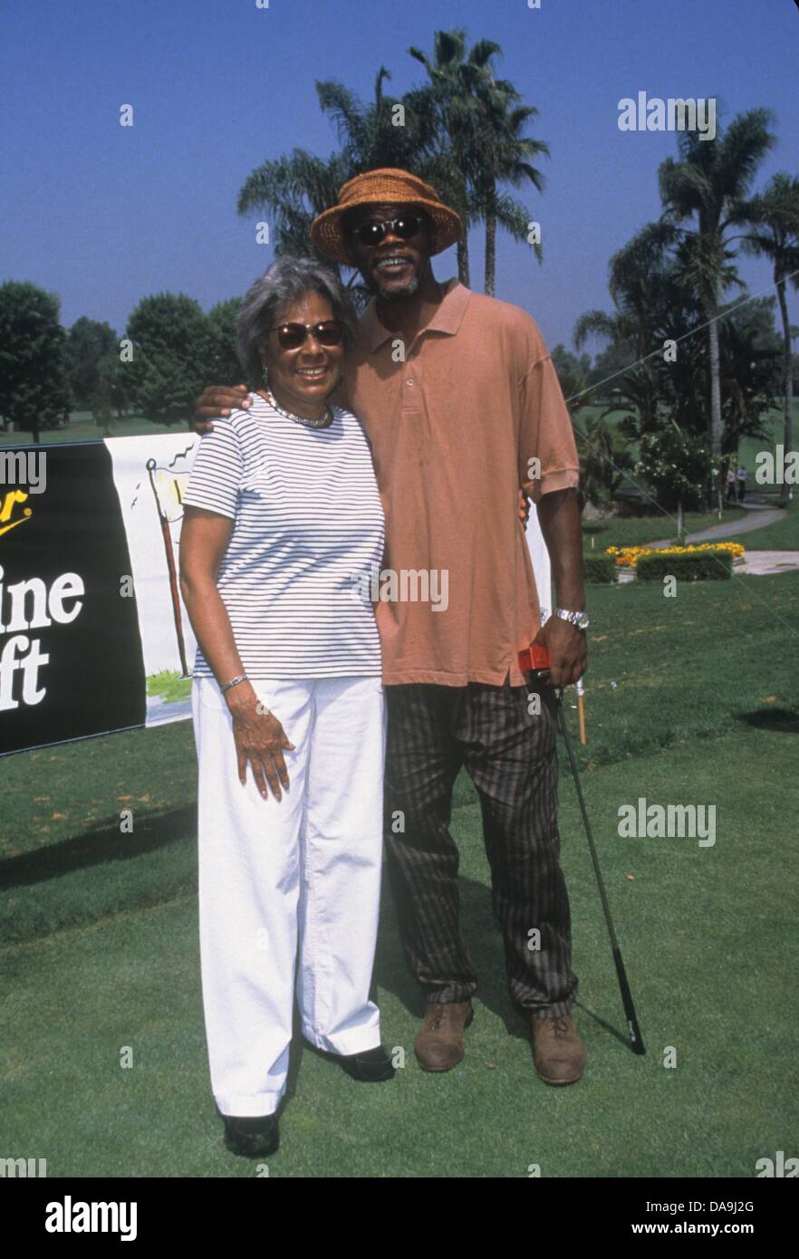 SAMUEL JACKSON.Jackie Robinson celeb. Golf classic 1995.k2294fb.(Credit ...
