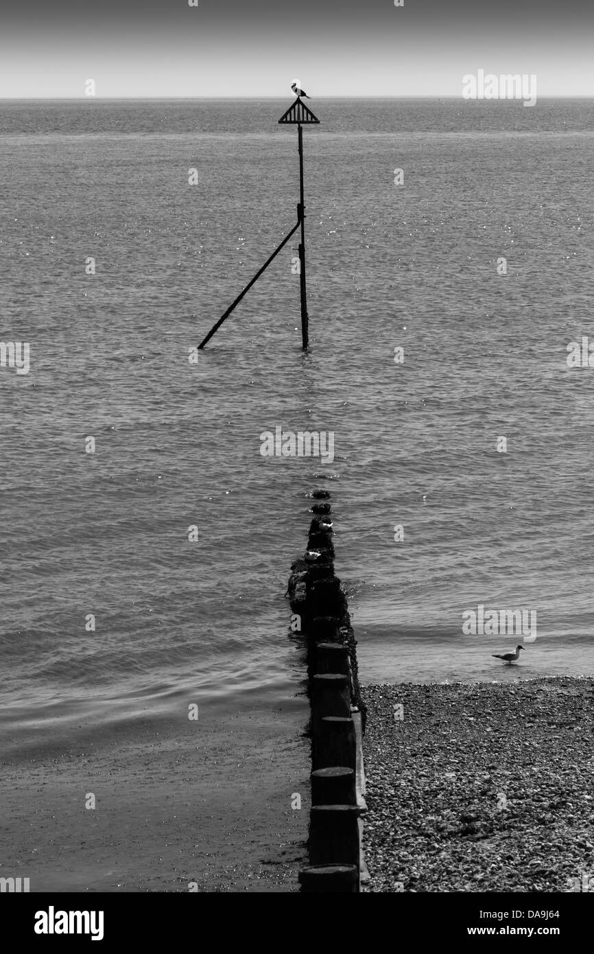 Groyne marker hi-res stock photography and images - Alamy