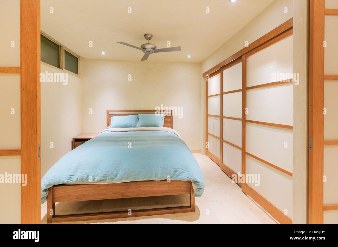 Modern Bedroom Interior Design Architecture Stock Photo - Alamy
