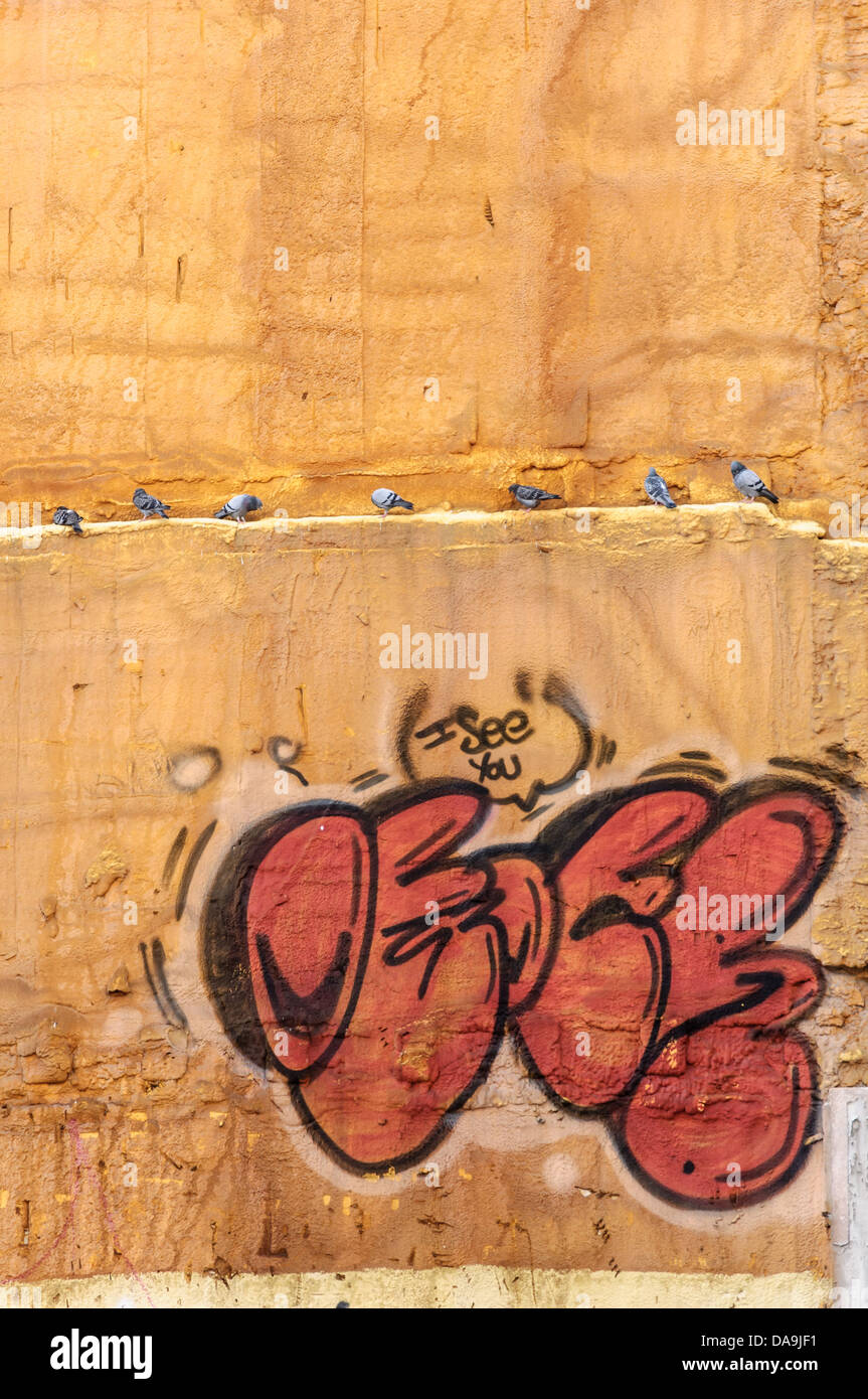 Graffiti in Barcelona, Spain Stock Photo - Alamy