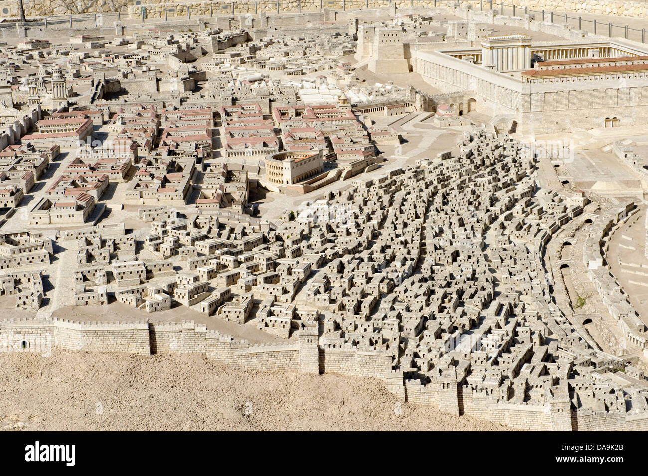 Israel, Israel museum, Jerusalem, model, copy, reproduction, Middle ...