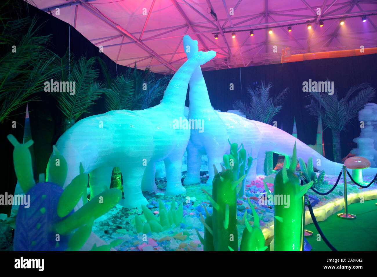 Ice, ice palace, ice sculptures, Israel, Jerusalem, Middle East, Near ...