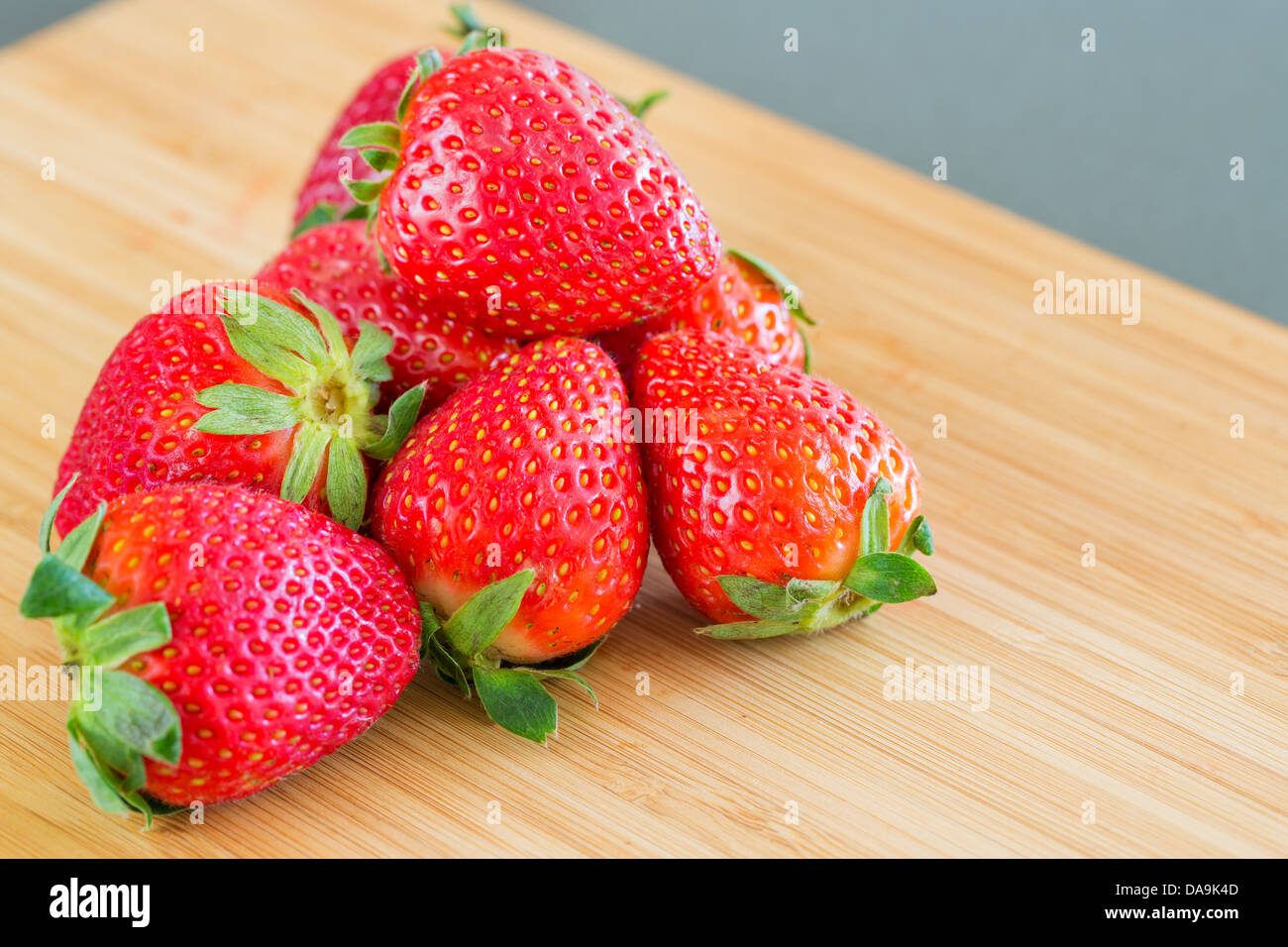 Healthy Organic Natural Strawberries Stock Photo - Alamy