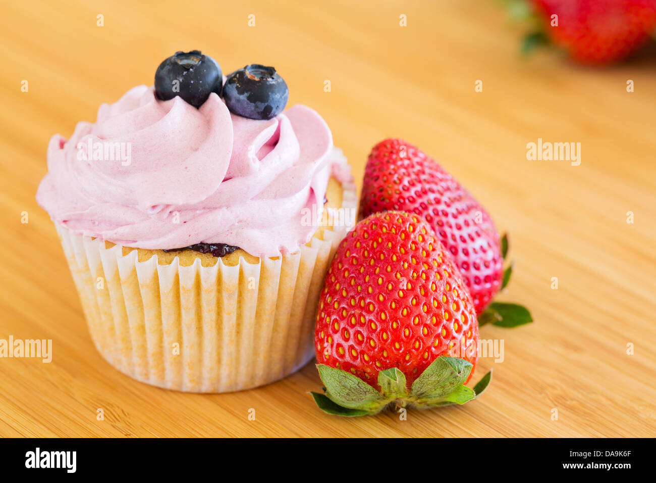 Delicious Beautiful Cupcake Stock Photo - Alamy