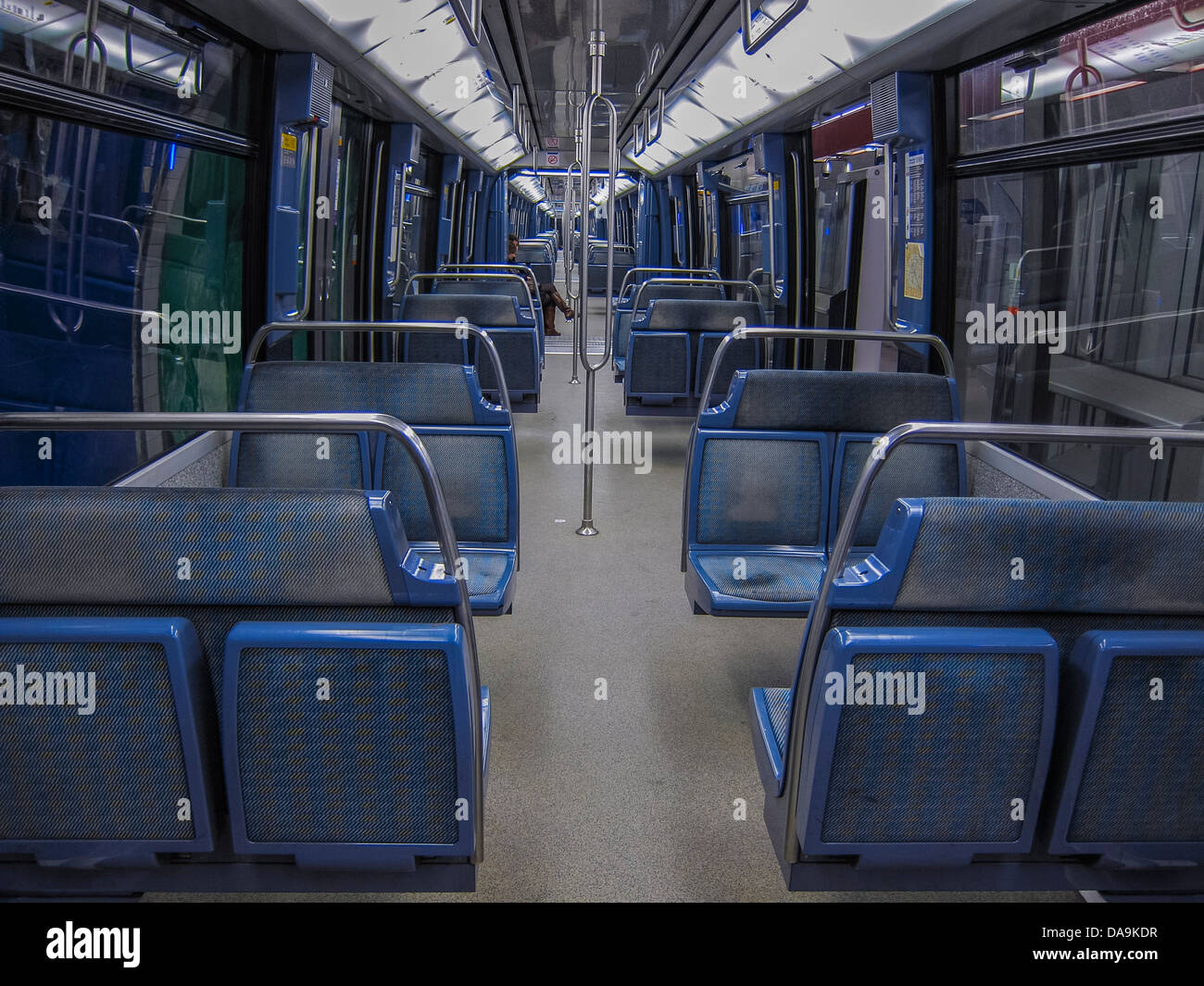 Inside view empty paris metro train hi-res stock photography and images ...