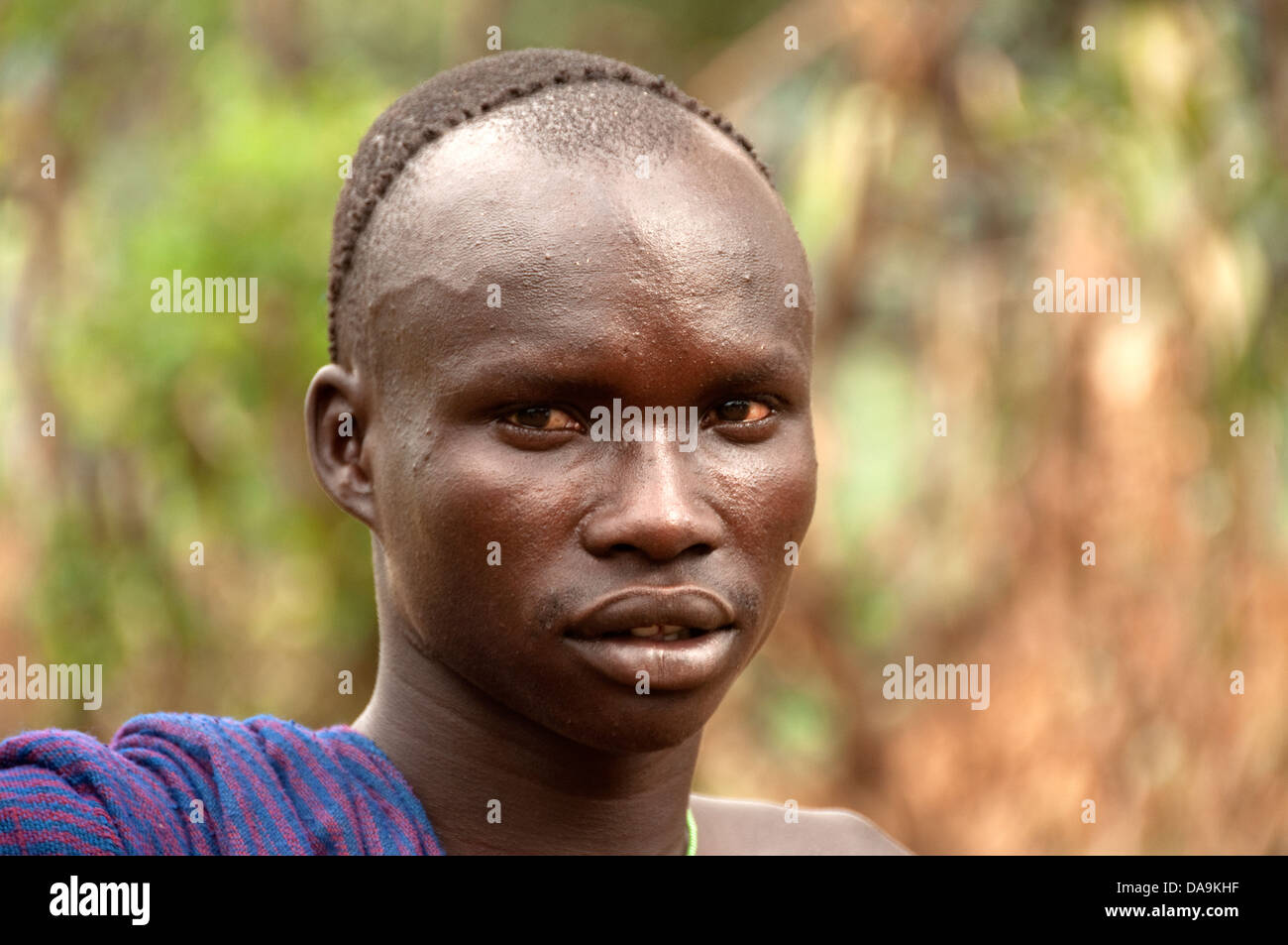 Suri (Surma) young man, Ethiopia Stock Photo - Alamy