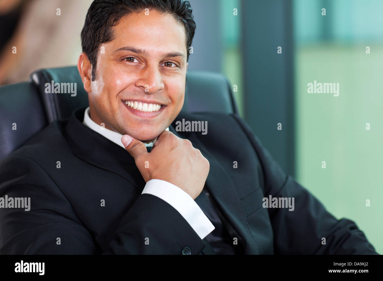 Indian male office worker hi-res stock photography and images - Alamy