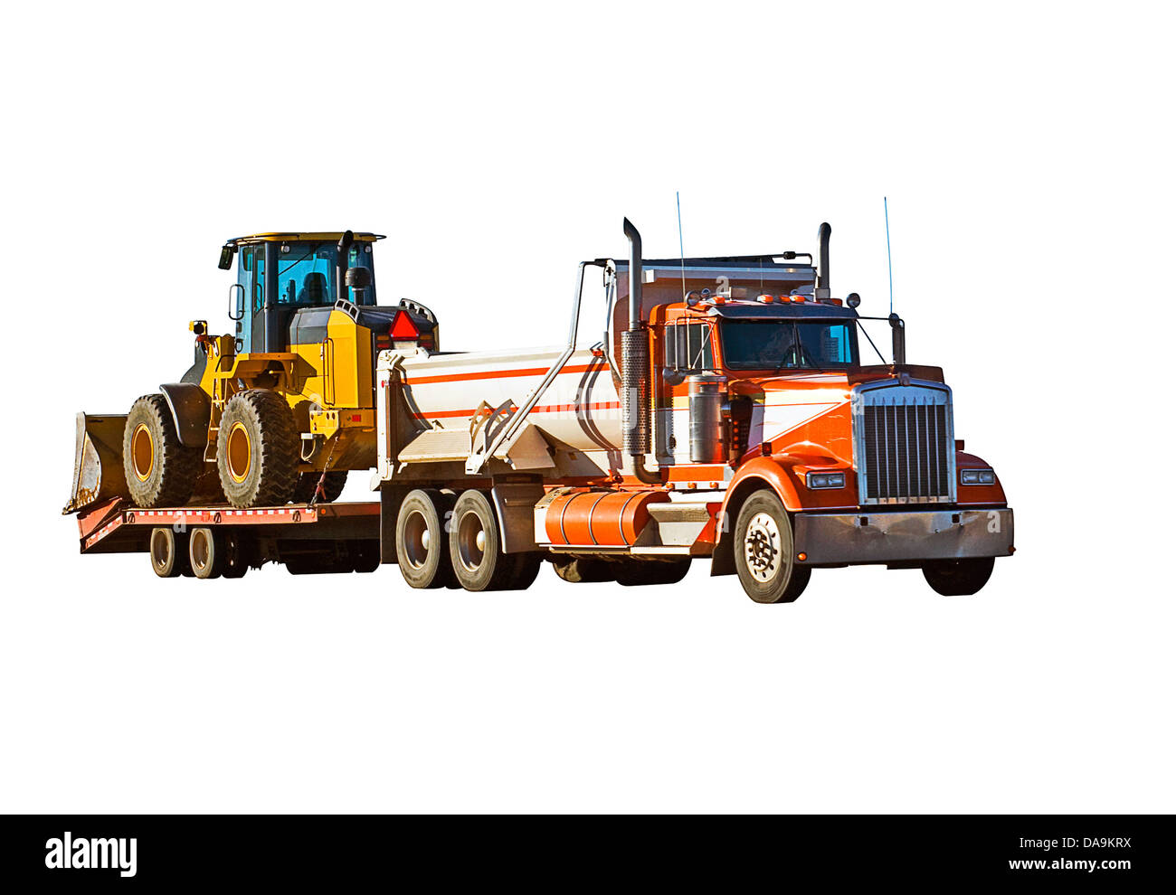 Semi trailer dump truck hi-res stock photography and images - Alamy