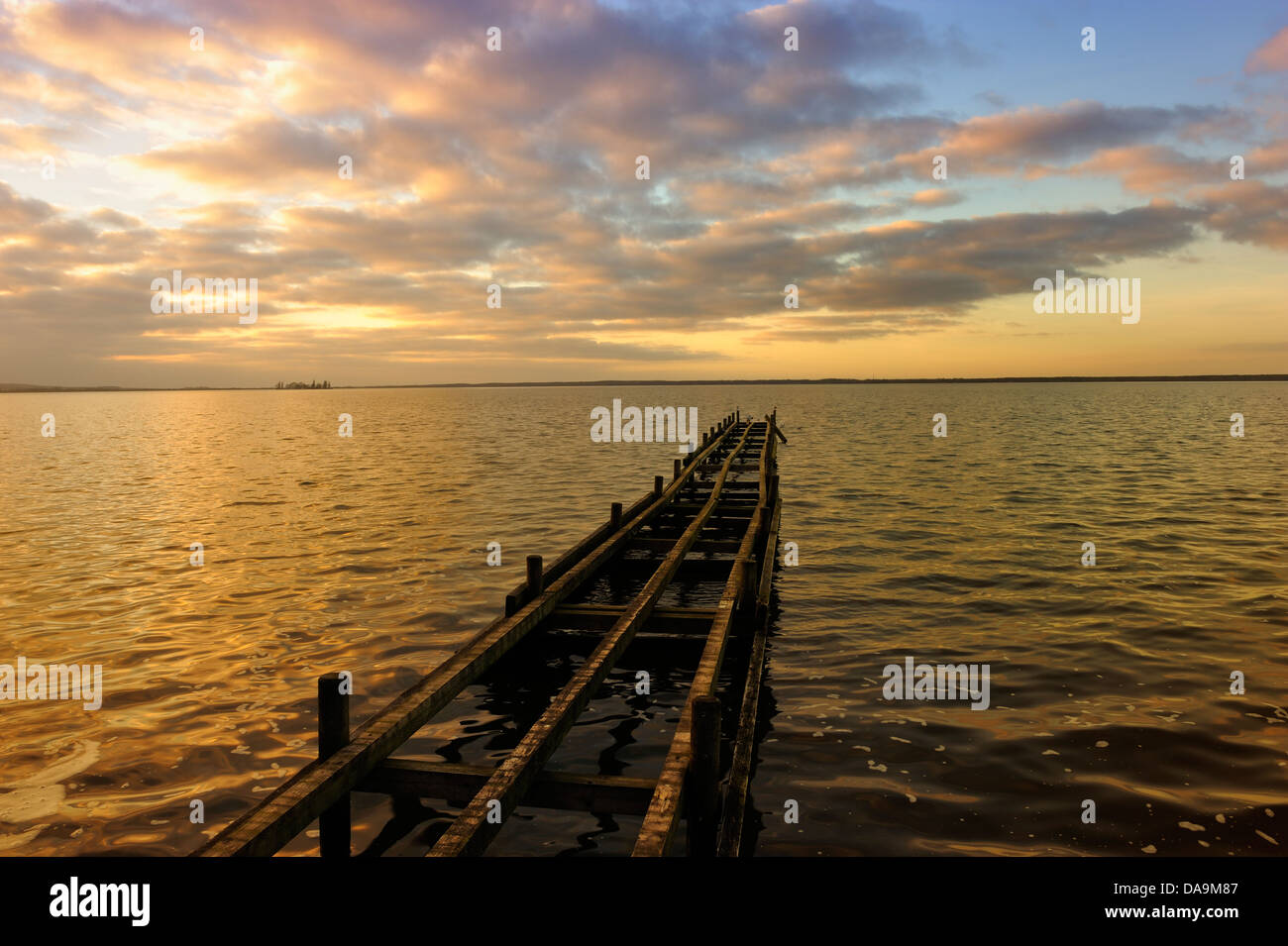 Sunset at Steinhuder lake,Steinhude am Meer,Germany Stock Photo - Alamy