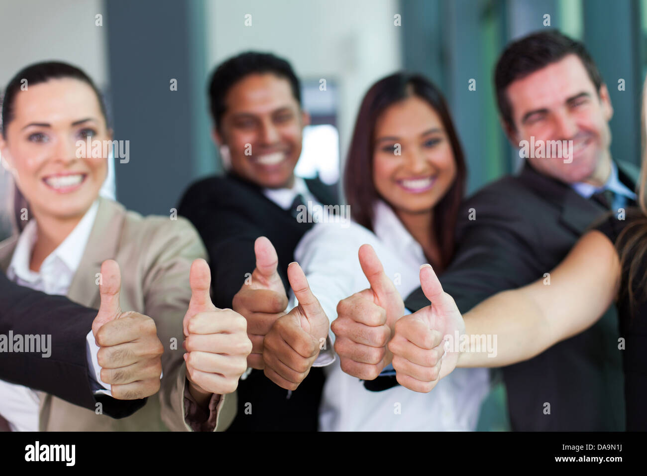 Cheerful multiracial professional business hi-res stock photography and ...