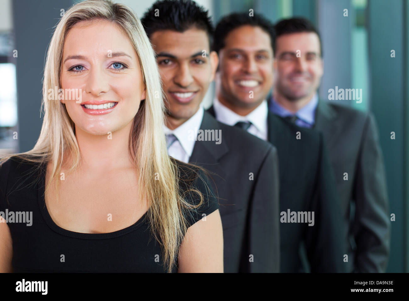 Excited smiling successful woman hi-res stock photography and images ...