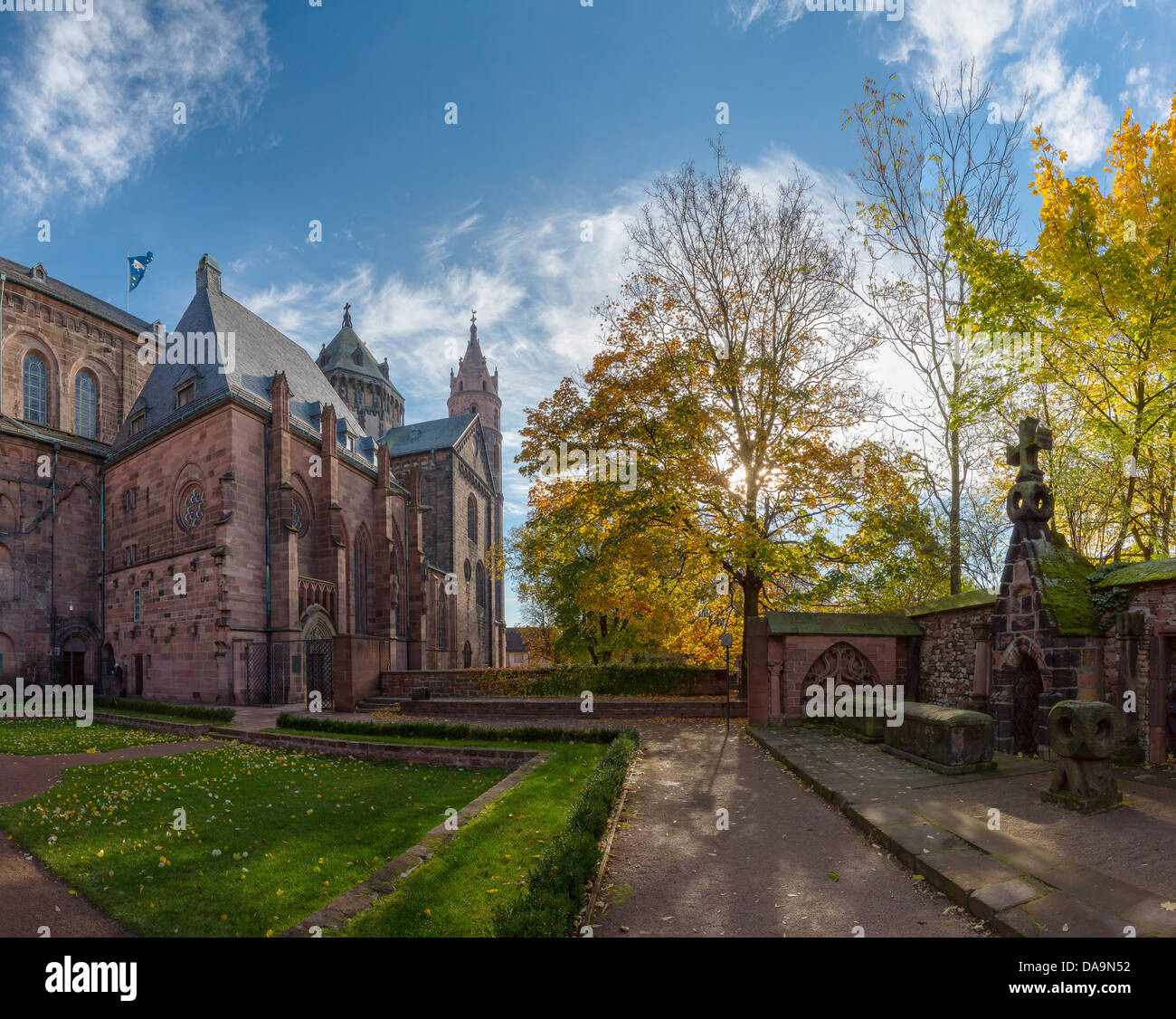 Germany, Europe, Rheinland Pfalz, Worms, cathedral, church, monastery ...