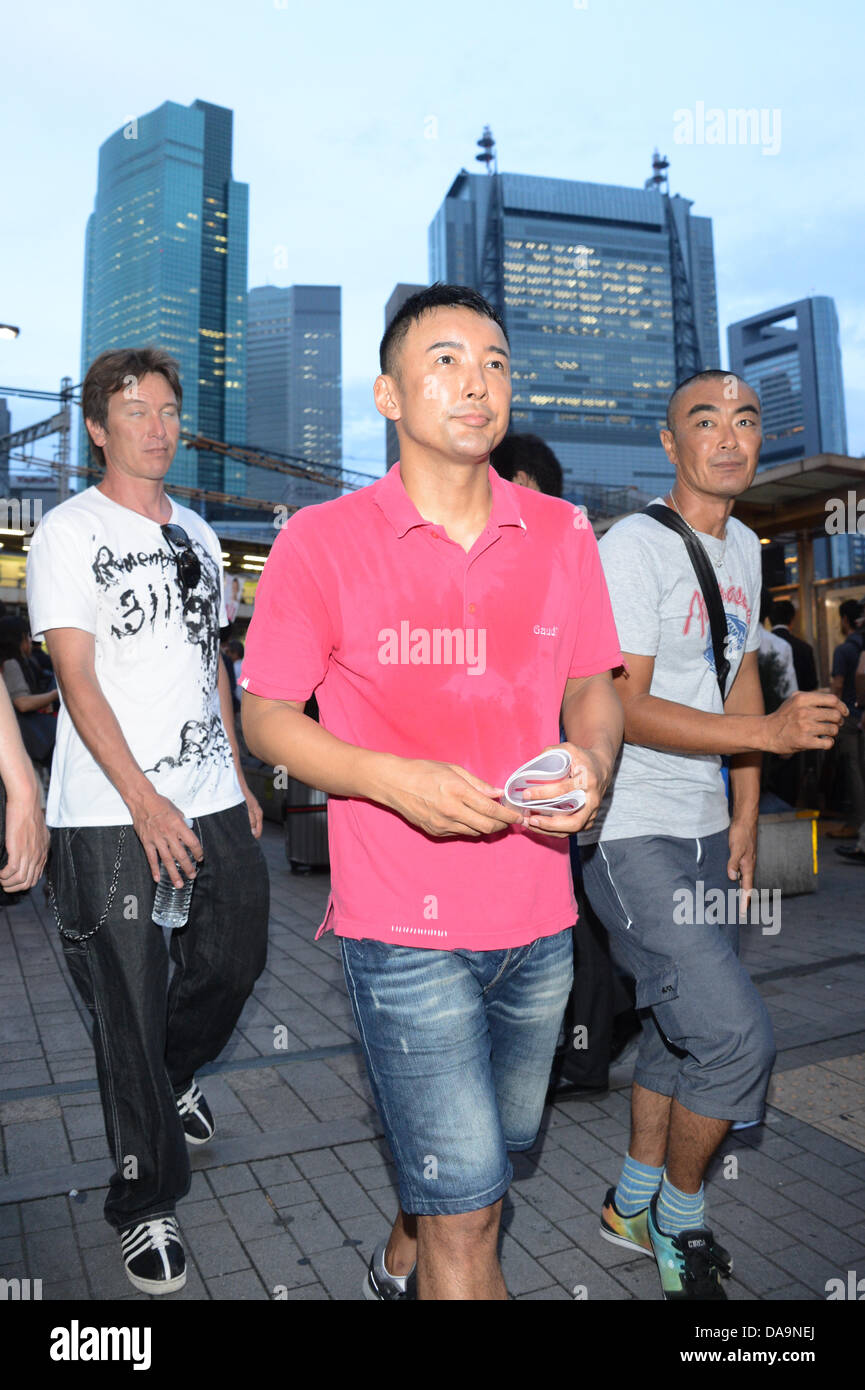 July 5, 2013, Tokyo, Japan - Taro Yamamoto, a 38-year-old actor turned ...