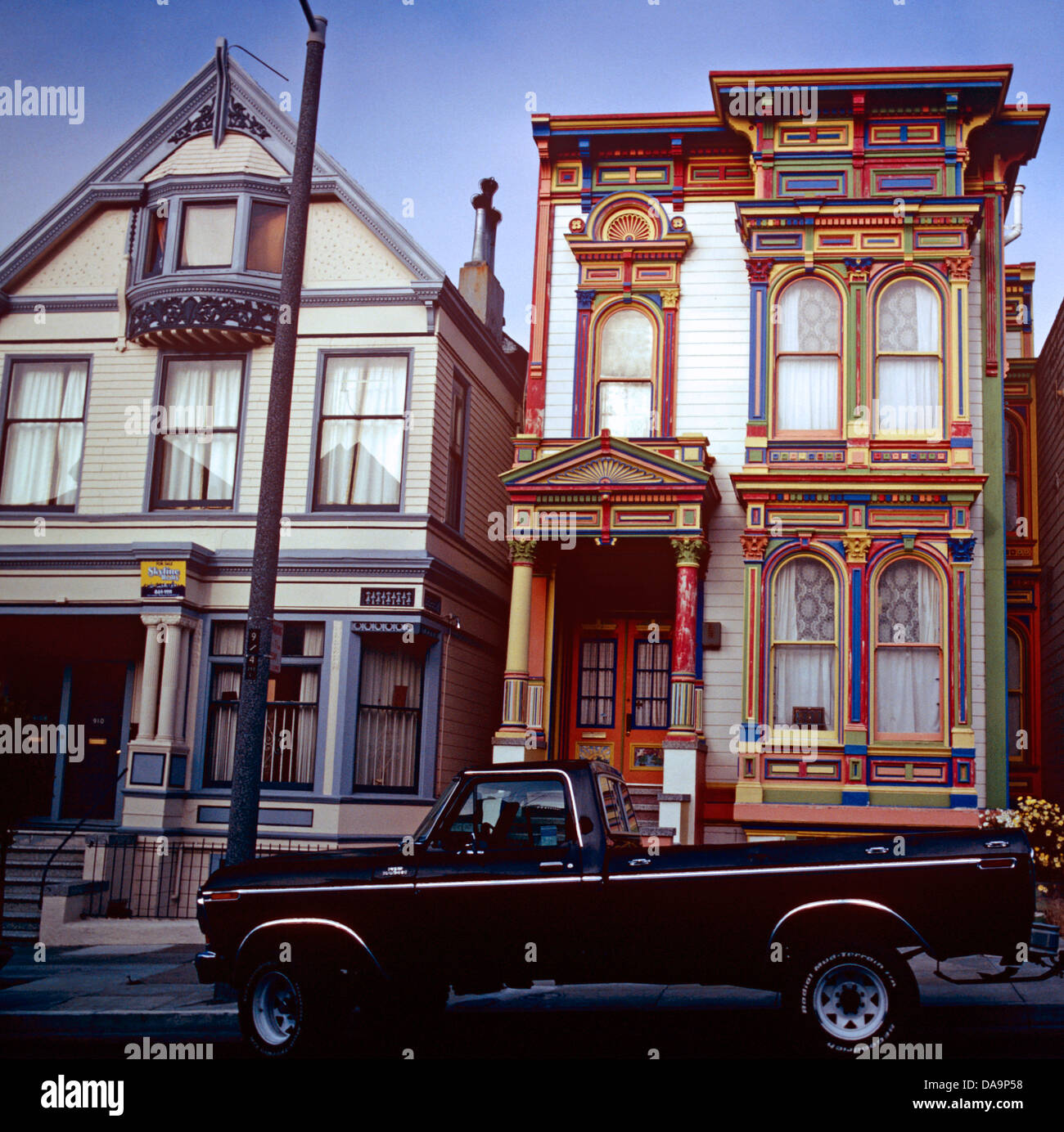 Traditional House San Francisco California USA Stock Photo - Alamy