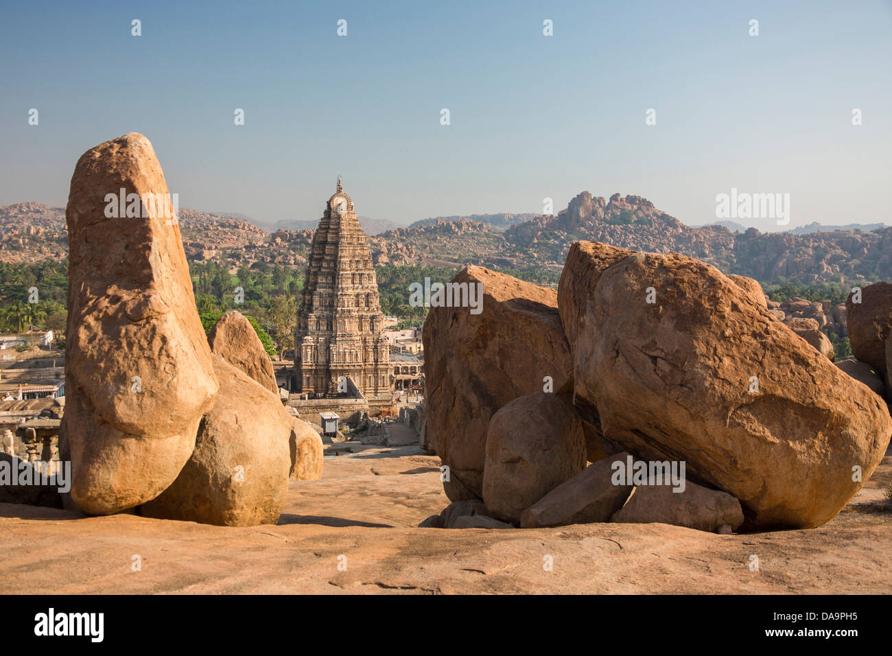 India, South India, Asia, Karnataka, Hampi, ruins, Vijayanagar, 15th ...