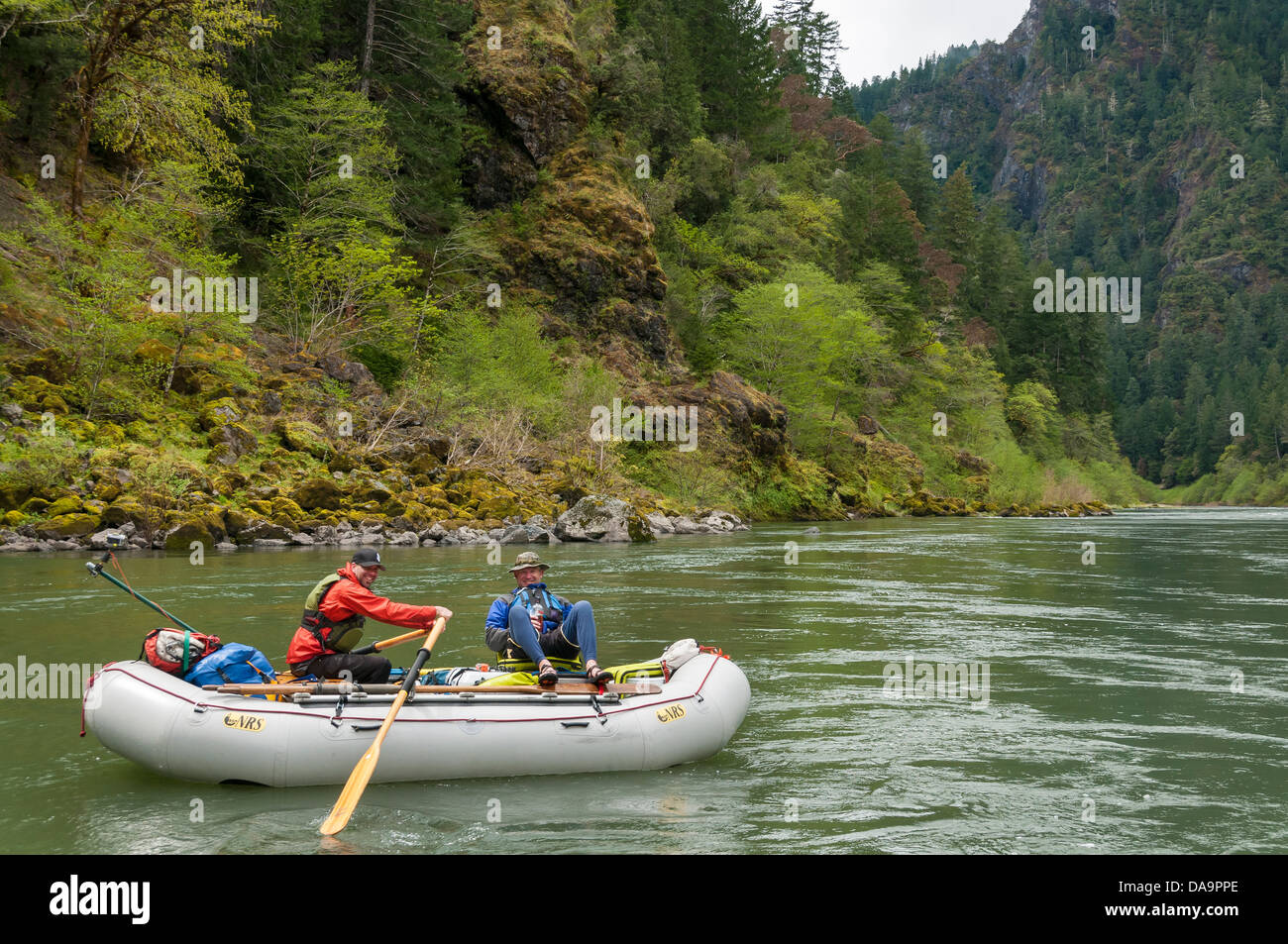 Ken and Robb rafting on the Wild and Scenic Rogue River in southern ...