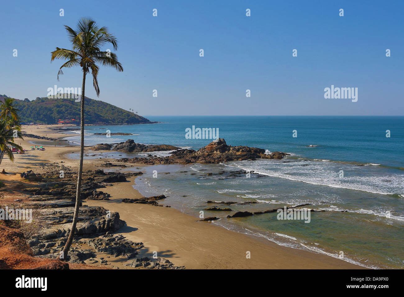 India, South India, Asia, Goa, Vagator Beach, Vagator, beach, beautiful ...