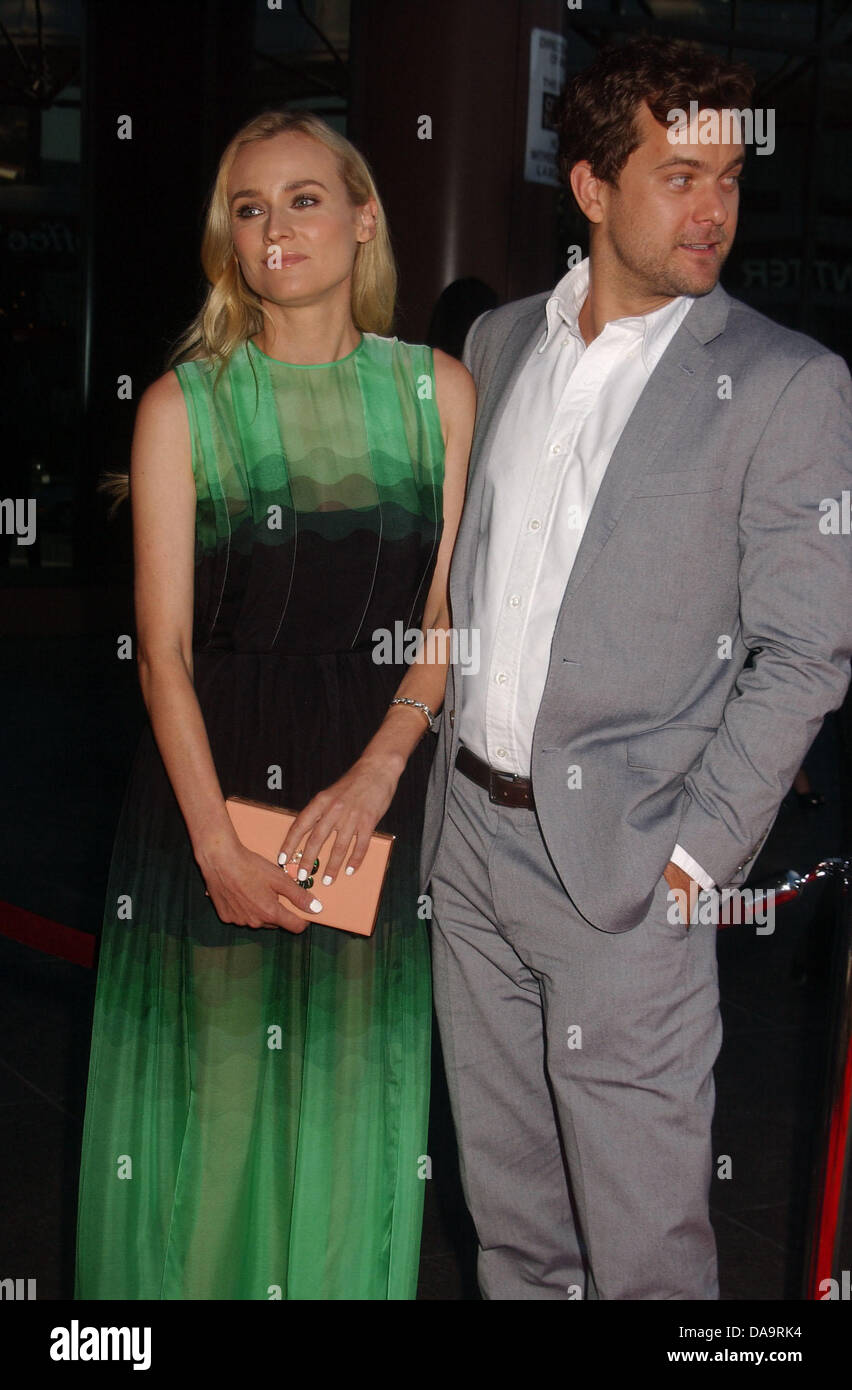 Hollywood, California, USA. 8th July, 2013. Diane Kruger & Date attend ...